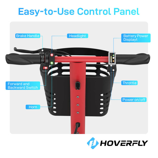 Hoverfly T3 Lightweight 3 Wheel Foldable Mobility Scooter for Seniors