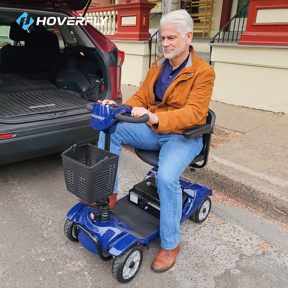 Hoverfly T4 Electric Four-wheel Mobility Scooter 9" 3.2MPH | 12.5Miles ...