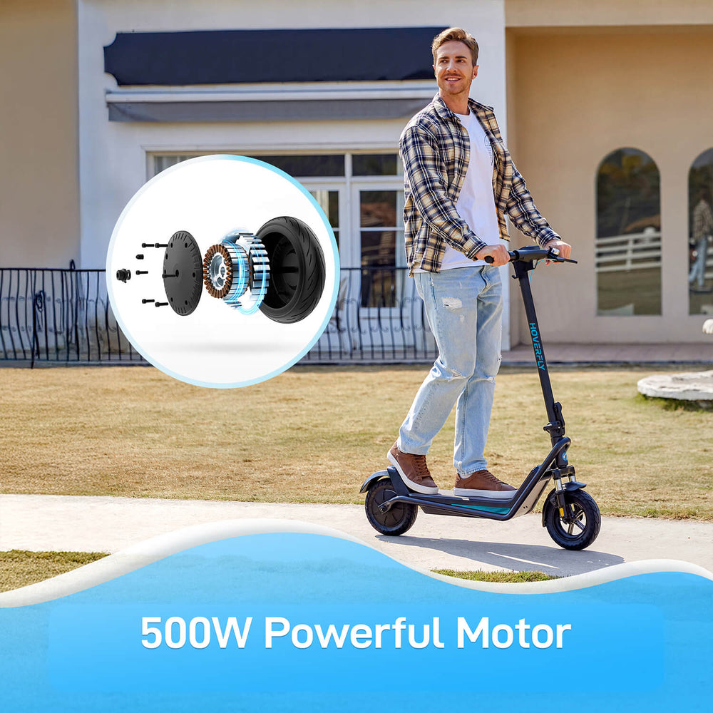 Hoverfly X5 36V 12Ah & 500W Electric Scooter Folding Commuting, 20MPH ...