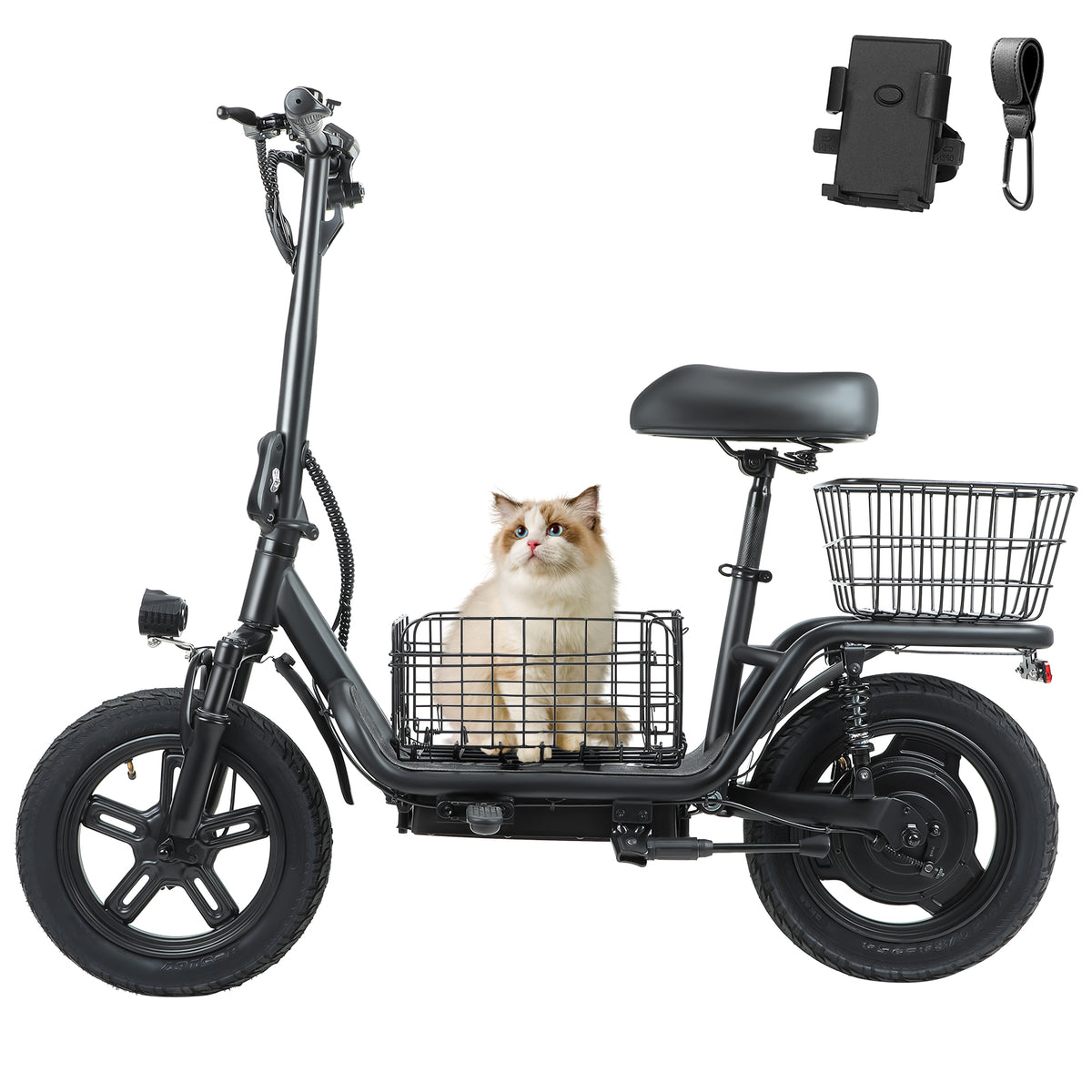 Hoverfly Z6 Electric Scooter with Seat - 500W Motor, 25-Mile Range, & Enhanced Safety Features